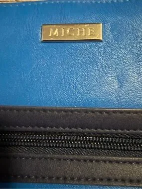Miche | Bags | Miche Blue Cosmetic Tote With Black Accents Demi Shell ...